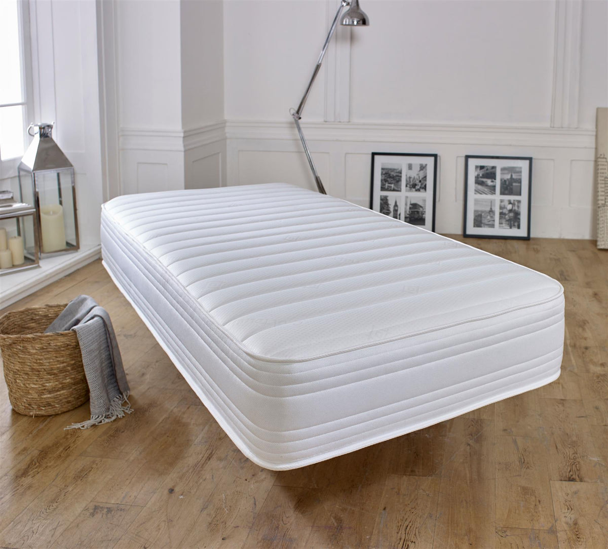 Extra Deep Straight Line Hybrid Memory Sprung Mattress – Desire Beds
